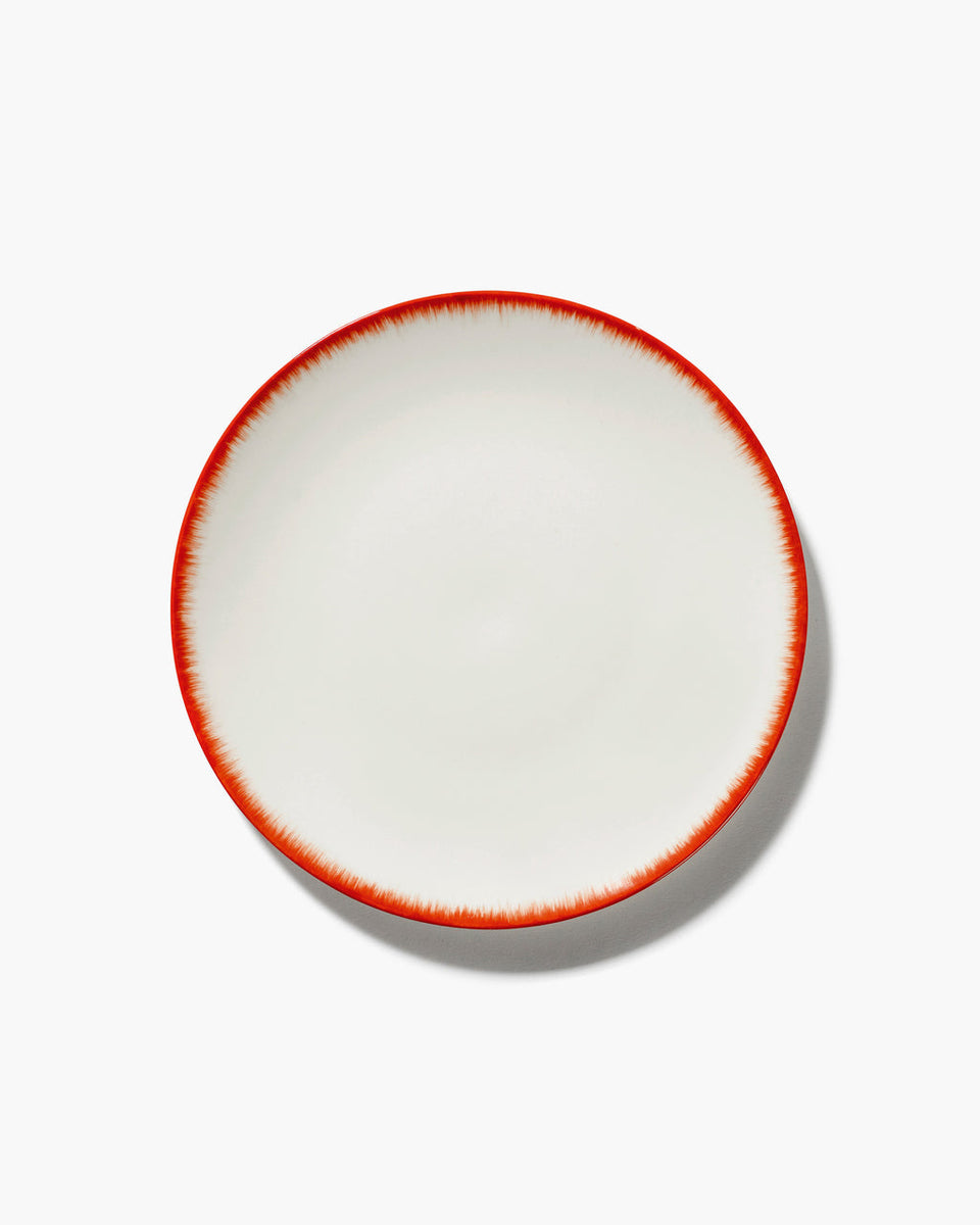 Starter Plate White/Red Dé - Variation 2 – ANDROS HOME